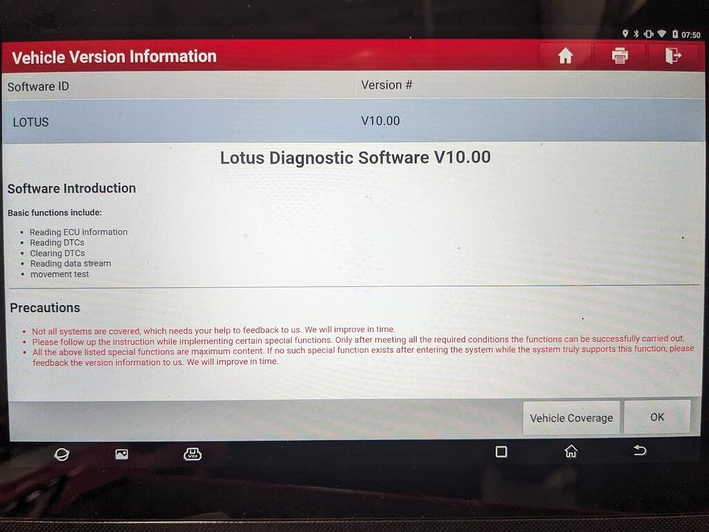 Diagnostic tools for Lotus? - General - Exiges.com